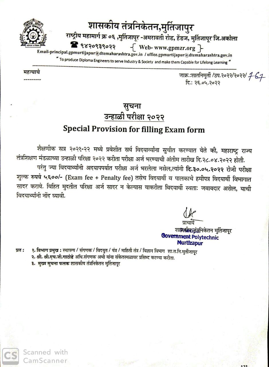 Computer Engineering – Government Polytechnic, Murtizapur